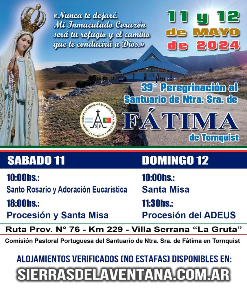 39° Peregrinación al Santuario de la Virgen de Fátima - Sierras de la ...